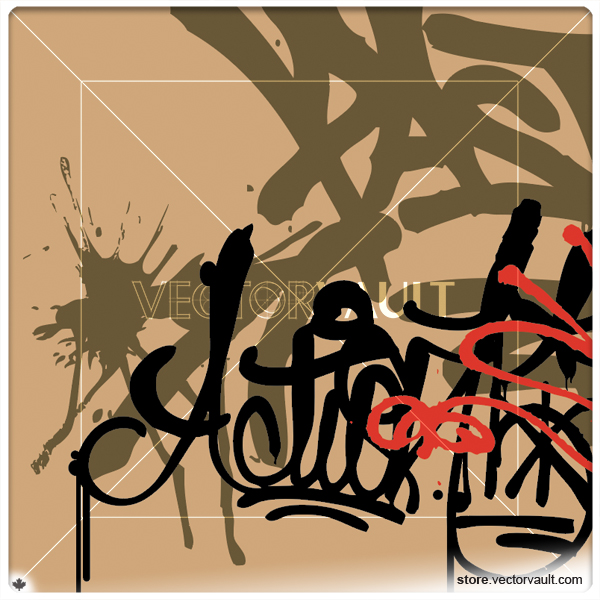 Vector Graffiti tags spray painted vandalism - Vectorvault - Vector Art