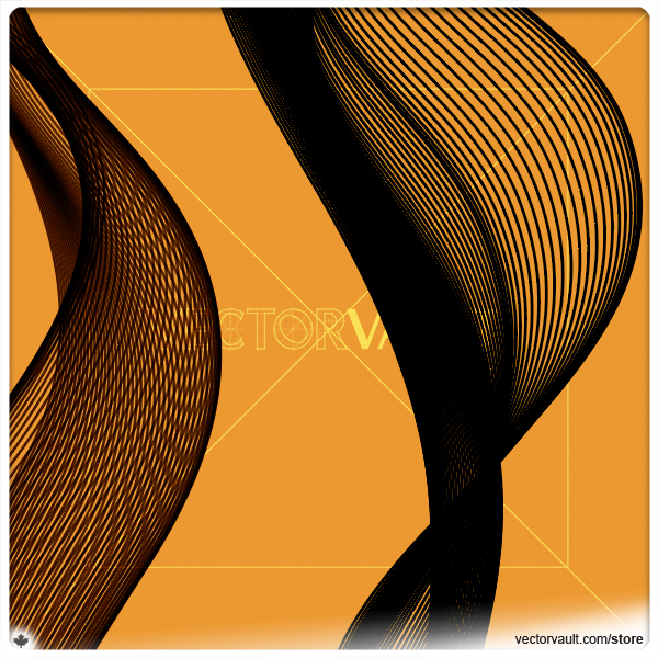 Vector Wireframe Energy Wave Smoke Lines - Vectorvault - Vector Art