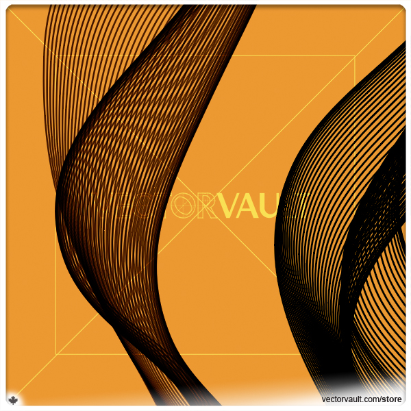 Vector Wireframe Energy Wave Smoke Lines - Vectorvault - Vector Art