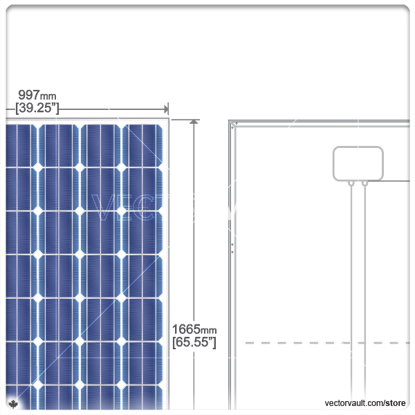 Vector Photovoltaic Solar Panel Schematic Diagram - Vectorvault ...