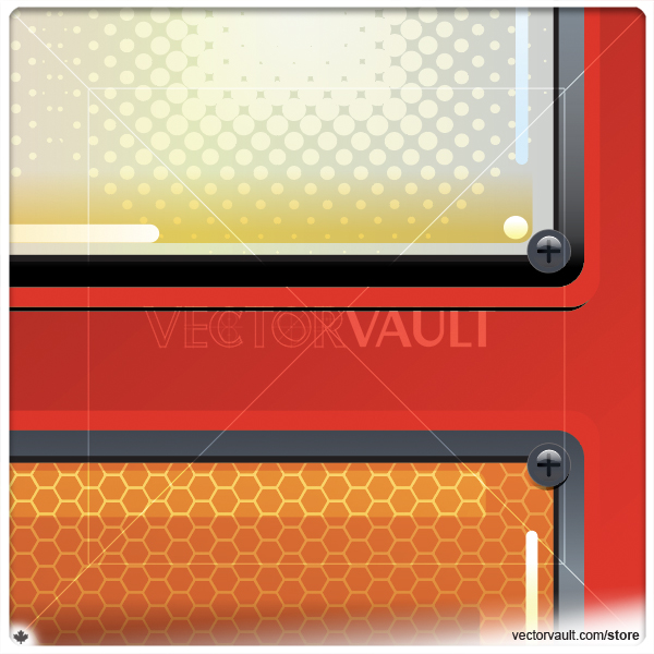 Vector Rectangle Headlight Reflectors - Vectorvault - Vector Art
