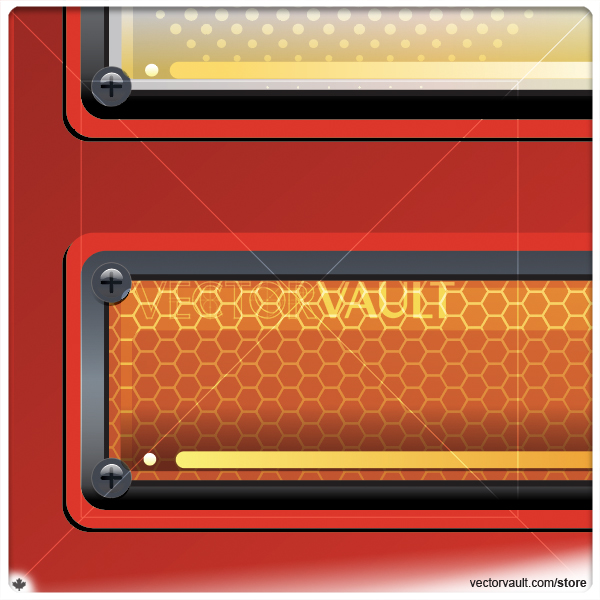 Vector Rectangle Headlight Reflectors - Vectorvault - Vector Art
