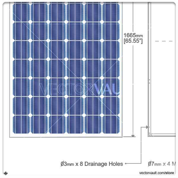Vector Photovoltaic Solar Panel Schematic Diagram - Vectorvault ...